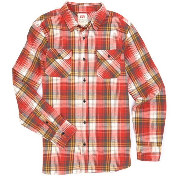 Levi's | Shirts | Levis Vintage Style Flannel Shirt | Poshmark